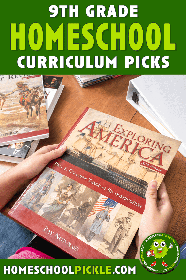 Best 9th Grade Homeschool Curriculum - Official Picks - Homeschool Pickle
