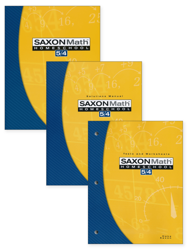 Saxon Math 5/4 - Easy Quick-Start Guide - Homeschool Pickle