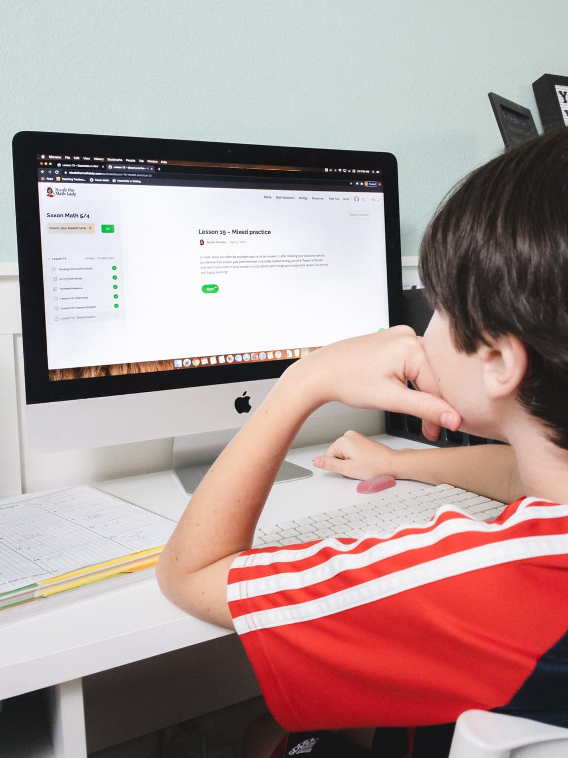 Saxon Math 5/4 - Easy Quick-Start Guide - Homeschool Pickle